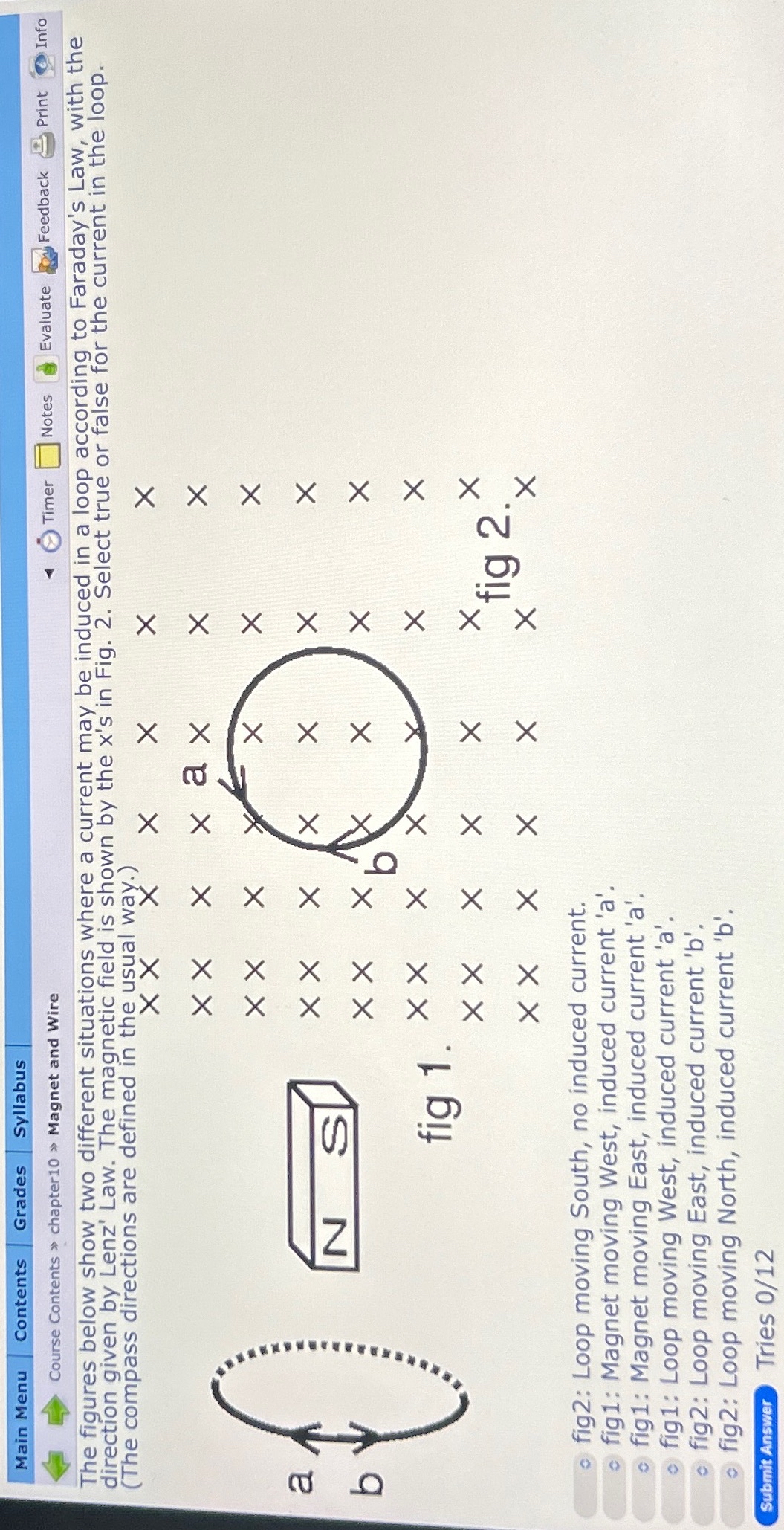 Solved Main Menu || ﻿Contents || ﻿Grades || ﻿SyllabusCourse | Chegg.com