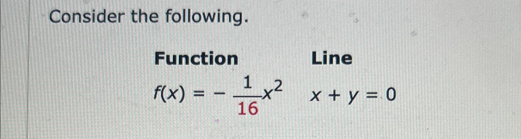 Solved Consider the | Chegg.com