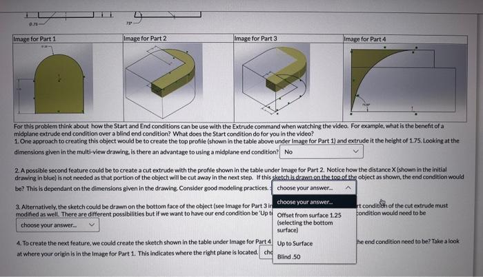 Solved The top, front, right side and isometric are given | Chegg.com