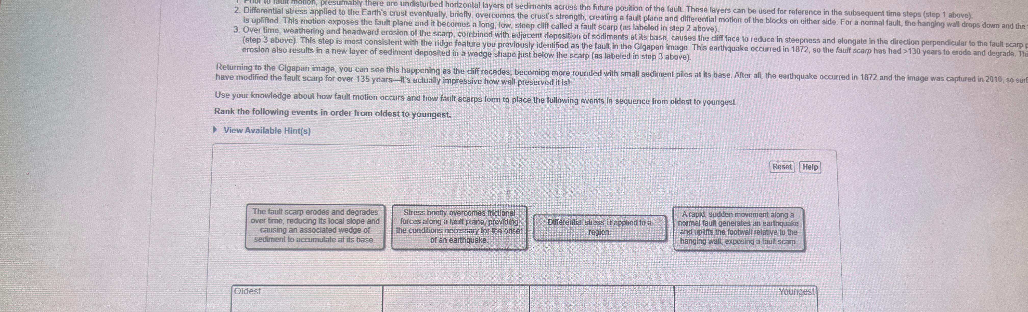 Solved Over time, weathering and headward erosion of the | Chegg.com