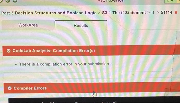Solved F Part 3 Decision Structures And Boolean Logic S31 1919