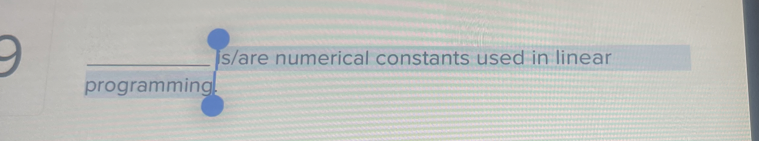 Solved q, ﻿s/are numerical constants used in linear | Chegg.com