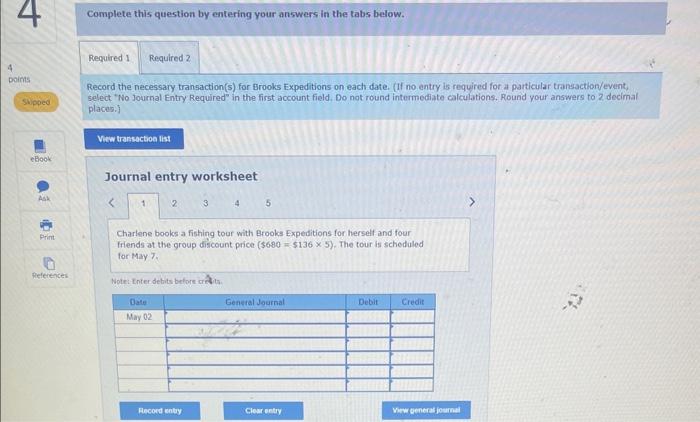 Solved Problem 5-2A (Algo) Record transactions related to | Chegg.com