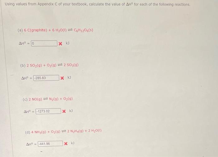 Using values from Appendix C of your textbook, | Chegg.com