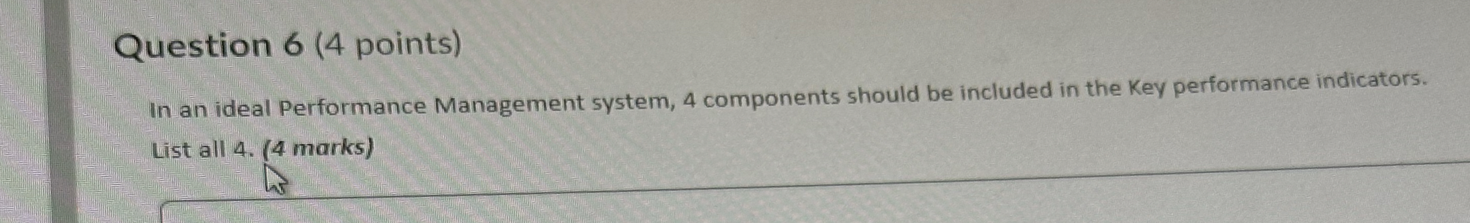 Solved Question 6 (4 ﻿points)In an ideal Performance | Chegg.com