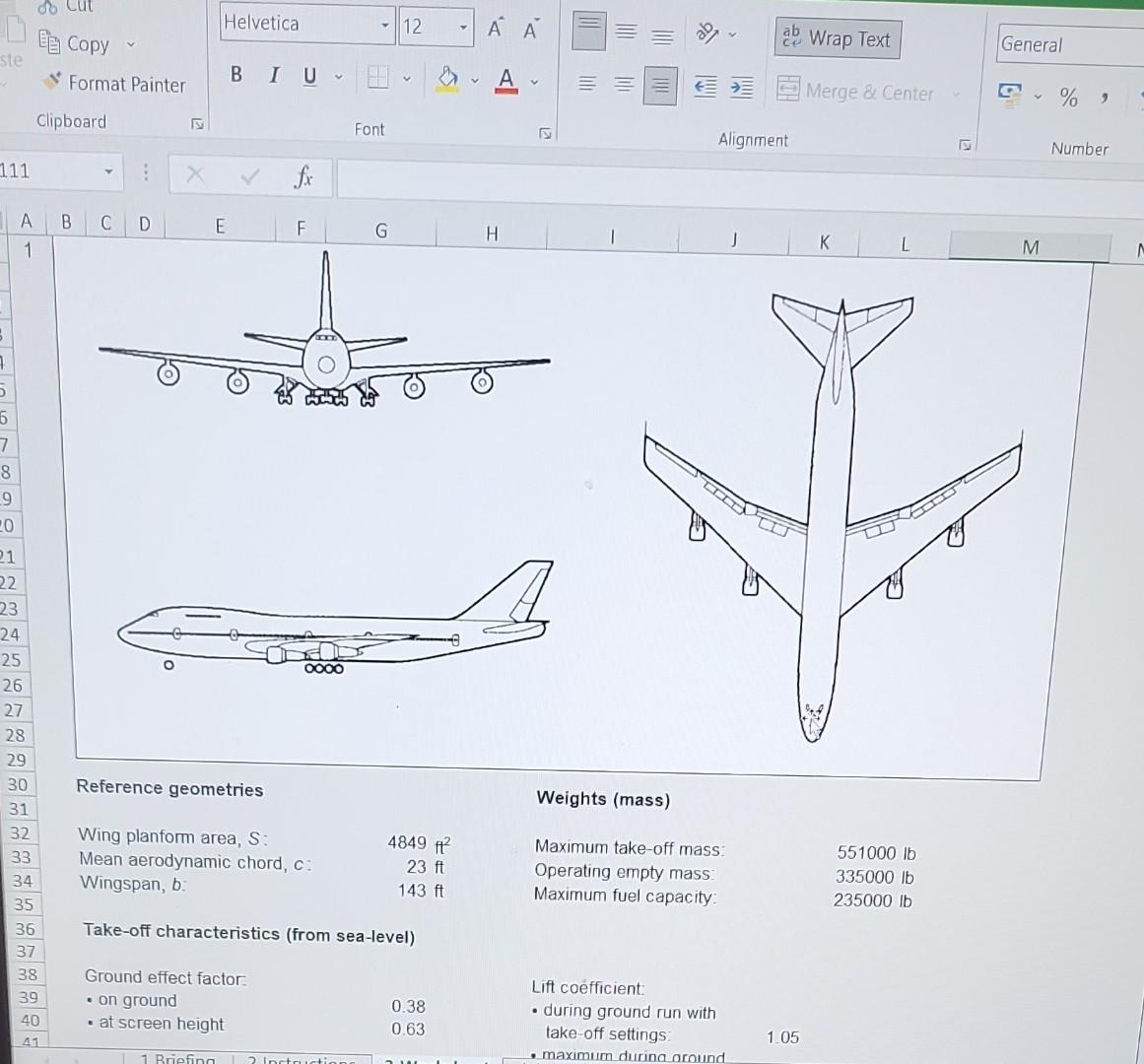 If the aircraft, at MTOW, is to take off from a | Chegg.com