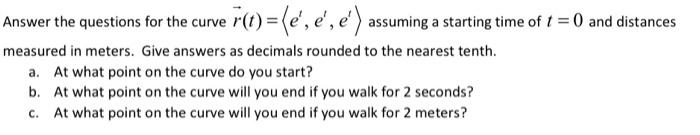 Solved Answer the questions for the curve r(t)= et,et,et | Chegg.com