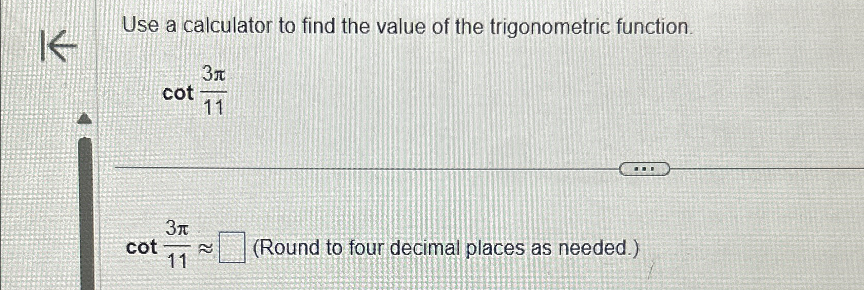 Solved Use a calculator to find the value of the | Chegg.com