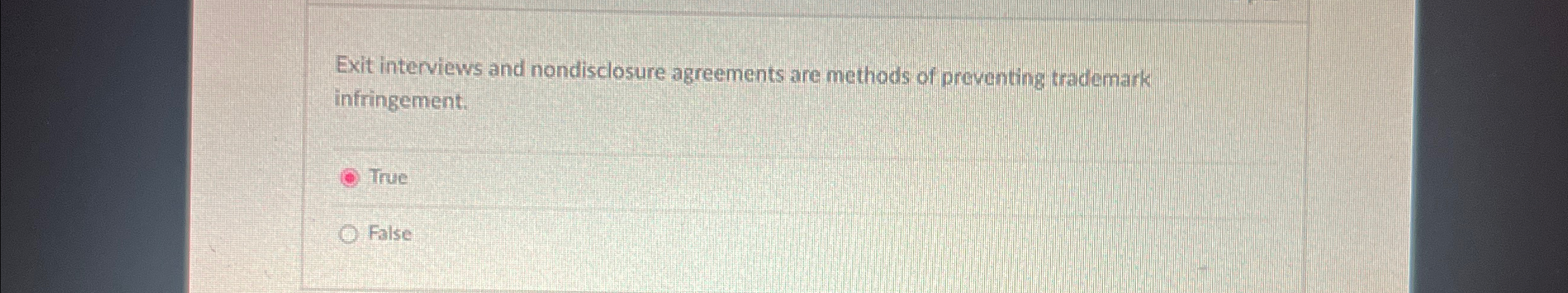 Solved Exit interviews and nondisclosure agreements are | Chegg.com