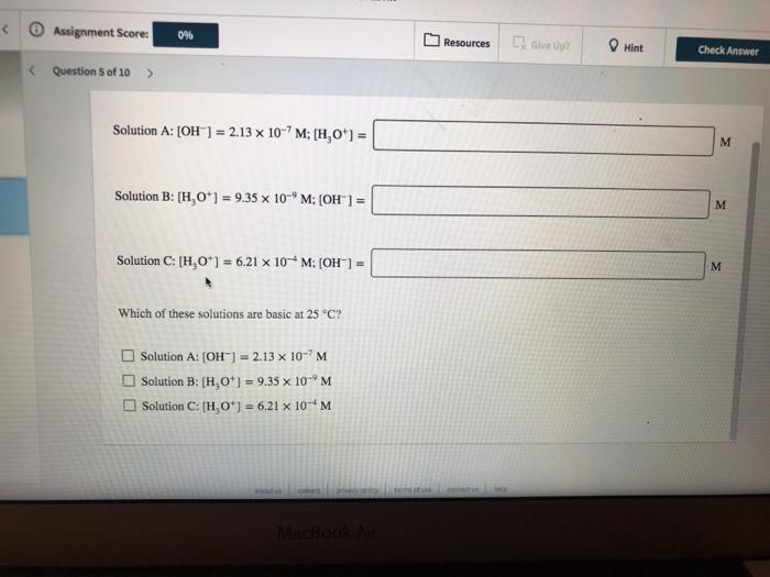 Solved Assignment Score: 0% Resources 5 Give Up Hint Check | Chegg.com