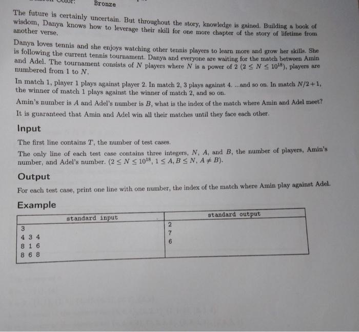 Solved The future is certainly uncertain. But throughout the | Chegg.com