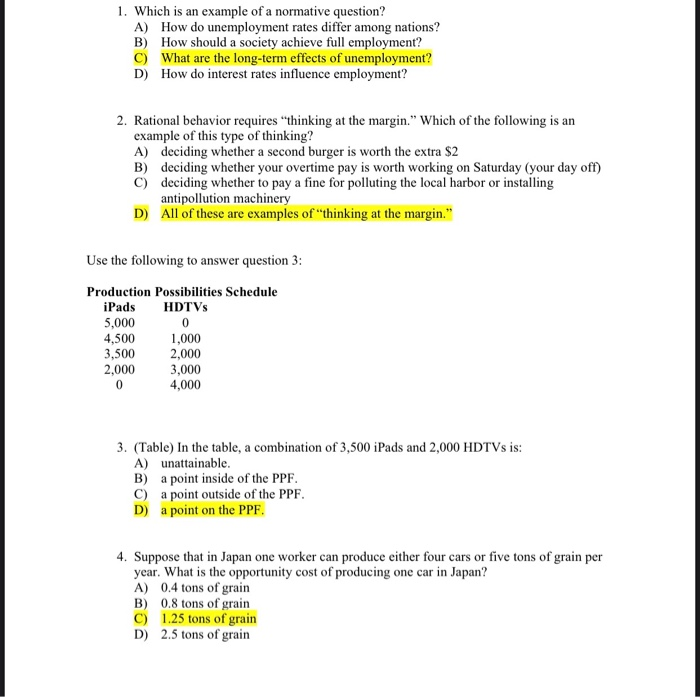 Solved 1. Which is an example of a normative question? A) | Chegg.com
