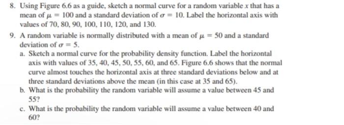 Solved Areas Under the Curve for Any Normal Distribution8. | Chegg.com