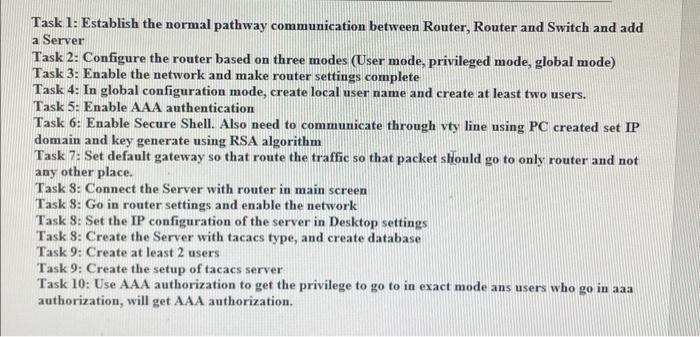 Lab exercise no. 1: Router Configuration Objectives | Chegg.com