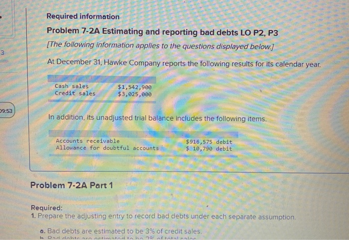 Solved Required information Problem 7-2A Estimating and | Chegg.com