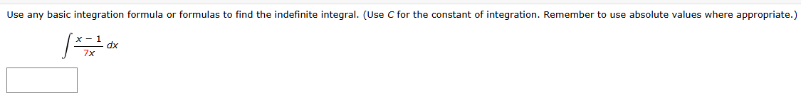 Solved Use any basic integration formula or formulas to find | Chegg.com