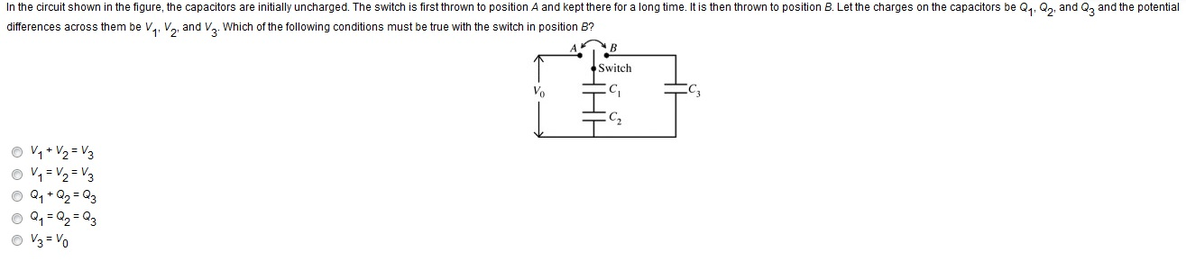 Solved In the circuit shown in the figure, the capacitors | Chegg.com