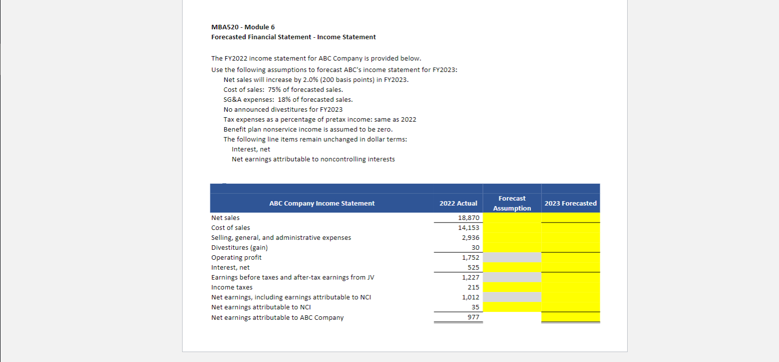 Solved In the template document Download template document, | Chegg.com