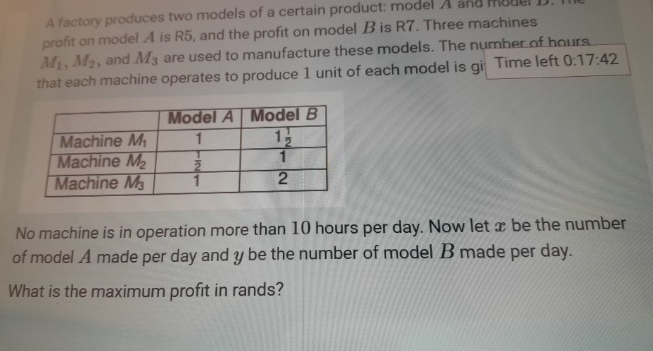 Solved A factory produces two models of a certain product: | Chegg.com