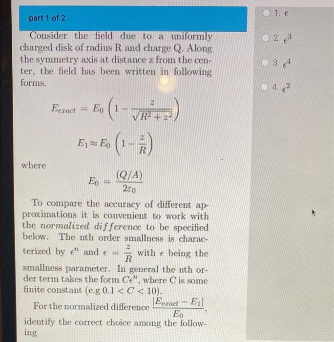 Solved part 2 of 2 1. ϵ4 For the normalized difference | Chegg.com