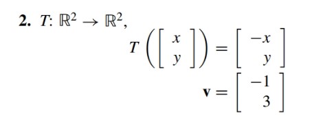 Solved In Exercises 1-4, T:Rn→Rn ﻿is a linear operatora. | Chegg.com