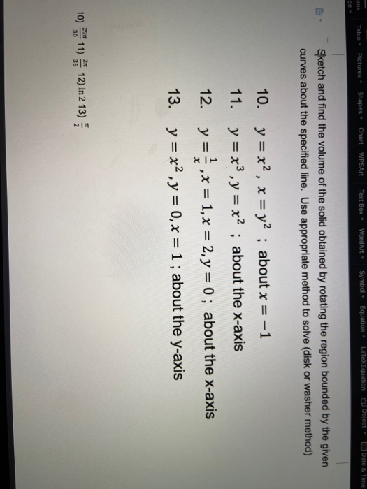 Solved Shapes Pictures Table Chart WPSArt Text Box WordArt | Chegg.com