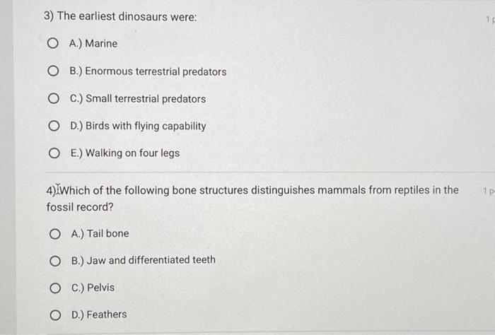 Solved 1) The end-Triassic mass extinction was caused by: | Chegg.com