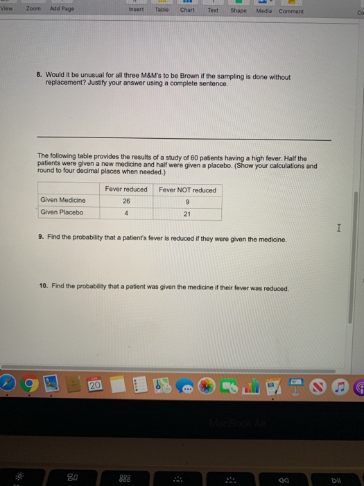 Solved iew 125% Zoom Add Page Insert Table Chart Text Shape | Chegg.com