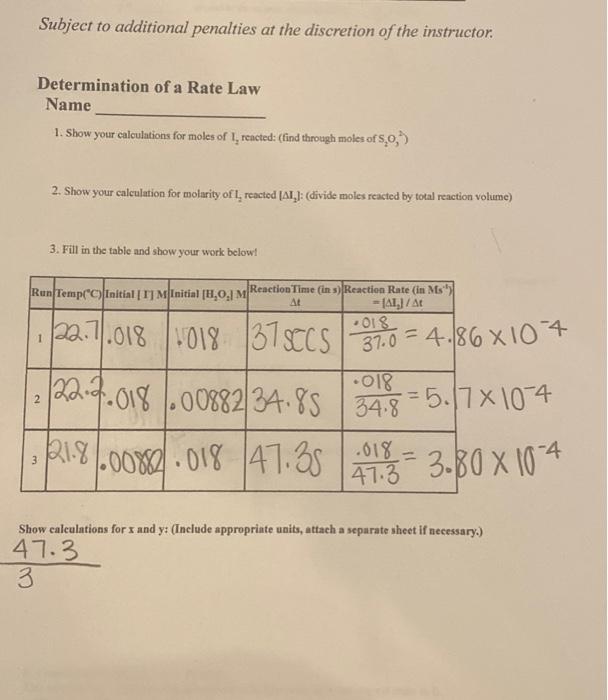 Solved Subject to additional penalties at the discretion of | Chegg.com