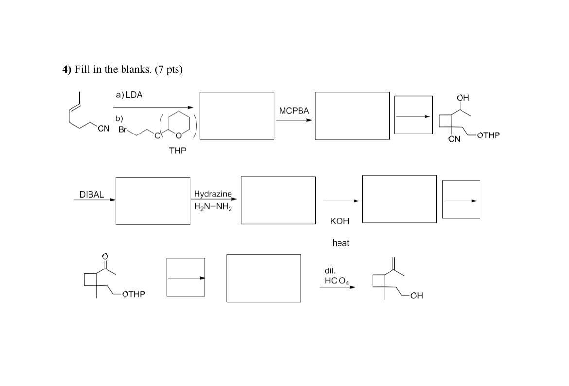 Solved Fill in the blanks. (7 ﻿pts)→?H2N-NH2Hydrazine | Chegg.com