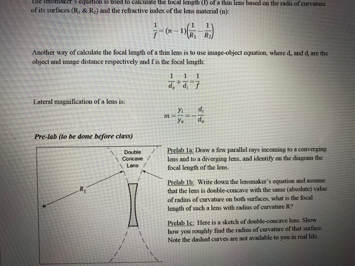 Lens Maker Equation Calculator Tessshebaylo