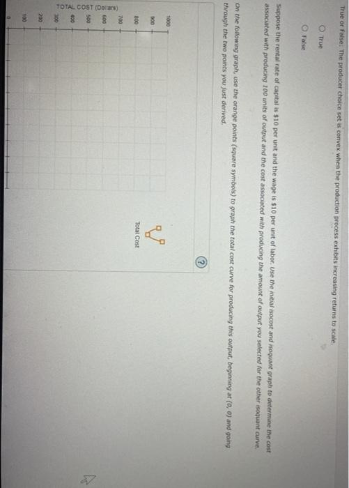 Solved The following graph shows two isoquants (10) that | Chegg.com