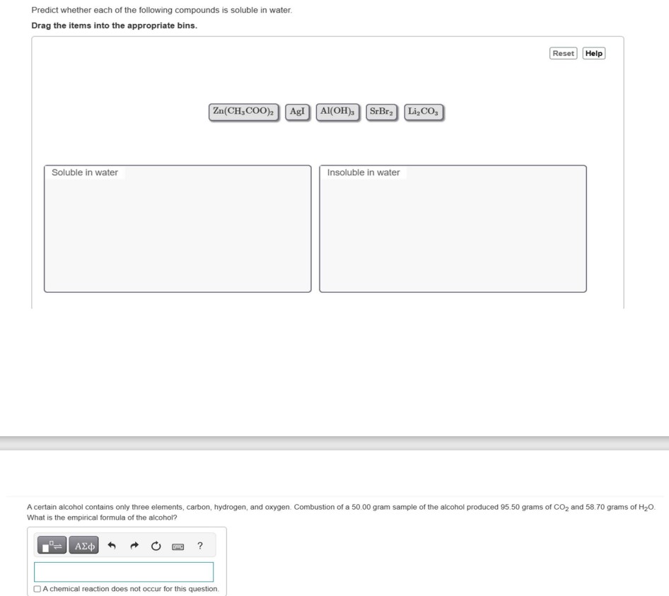 Predict whether each of the following compounds is | Chegg.com