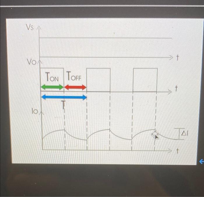 Solved Vs > Vo TON TOFF 7 lo AL | Chegg.com