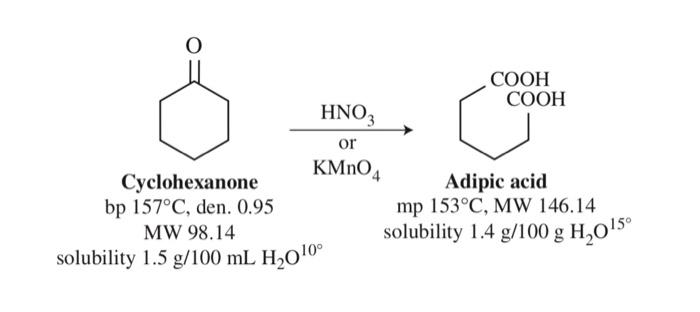 Solved Could the oxidation of cyclohexanone be carries out | Chegg.com