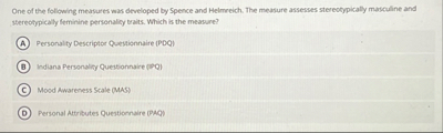 Solved One of the following measures was developed by spence | Chegg.com