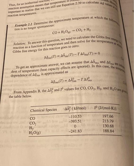 Solved Thus, for an isothermal reaction, reaction assumption | Chegg.com