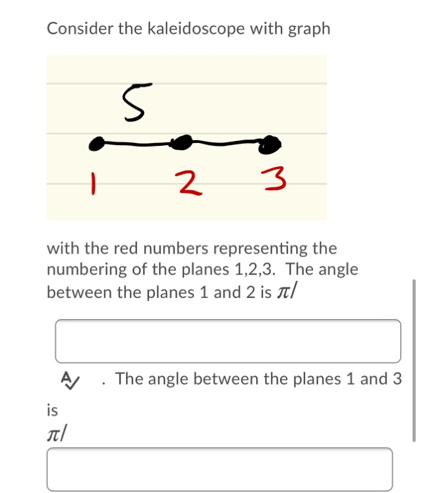 Consider the kaleidoscope with graph 5 - 2 3 with the | Chegg.com