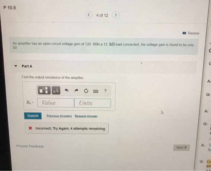 Solved P 10.4 - Enhanced - with Hints and Feedback ( 2 of 12 | Chegg.com