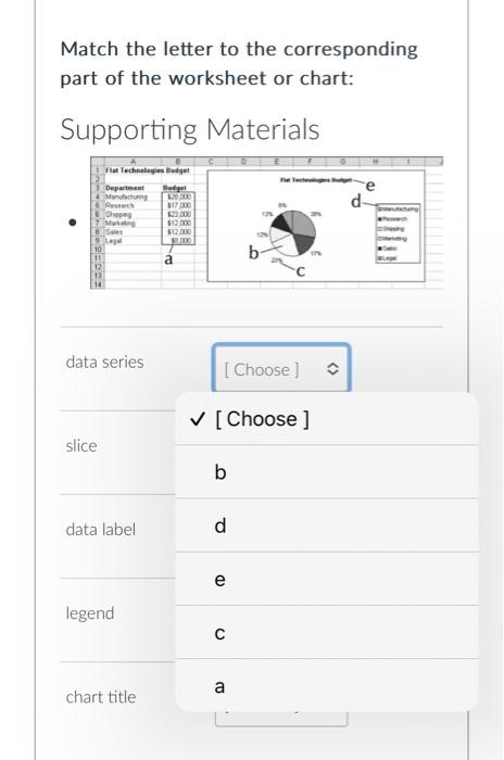Solved Match the letter to the corresponding part of the | Chegg.com