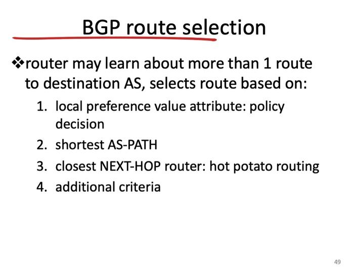 Solved * router may learn about more than 1 route to | Chegg.com
