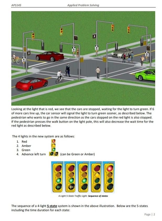 APS145 Applied Problem Solving Looking at the light | Chegg.com