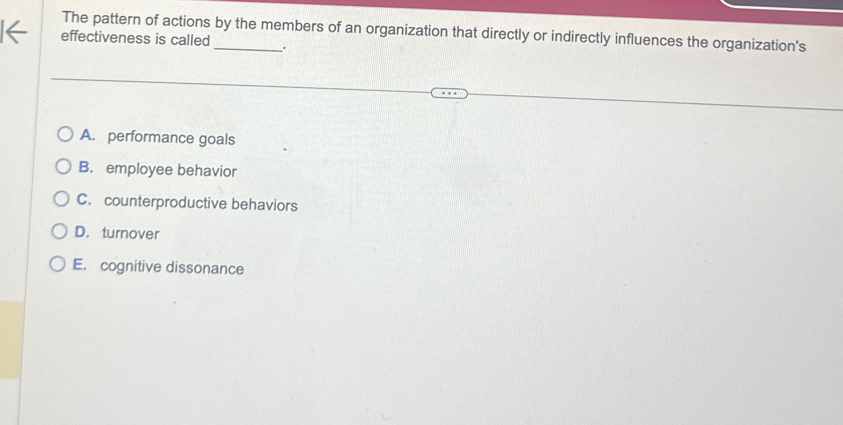 Solved The pattern of actions by the members of an | Chegg.com