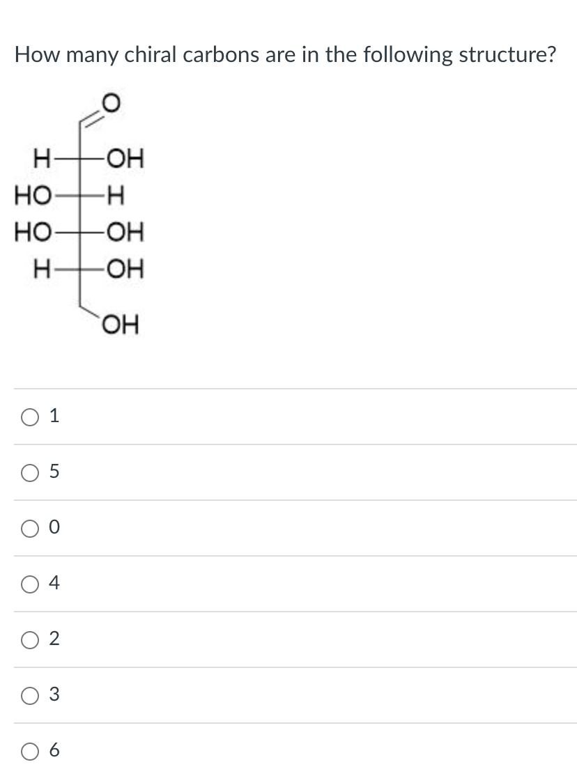 Solved How many chiral carbons are in the following | Chegg.com