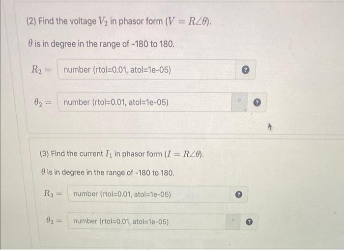 Solved Find voltages V1,V2 and current I1, given that | Chegg.com