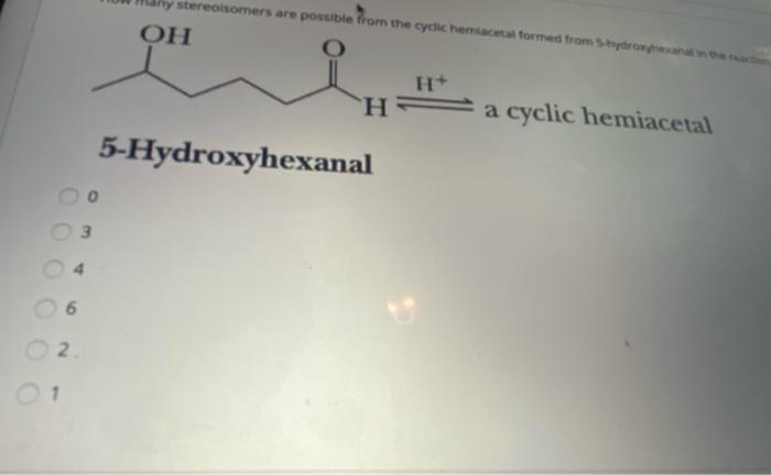 Solved ny stereoisomers are possible from the cycle | Chegg.com