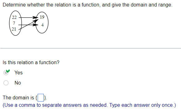 Solved Determine whether the relation is a function, and | Chegg.com