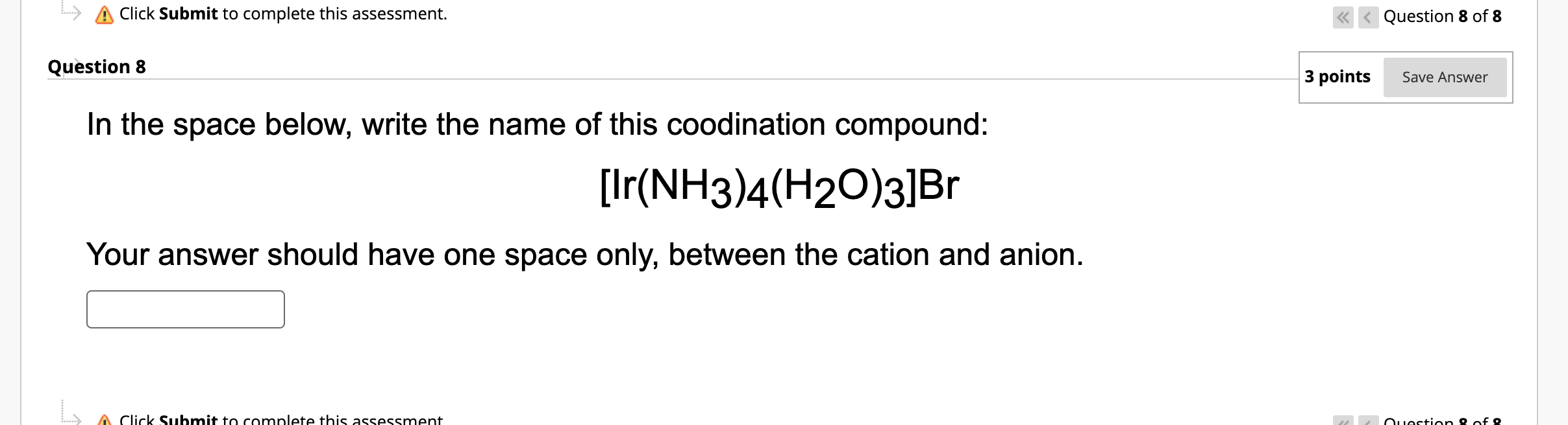 Solved In the space below, write the name of this | Chegg.com