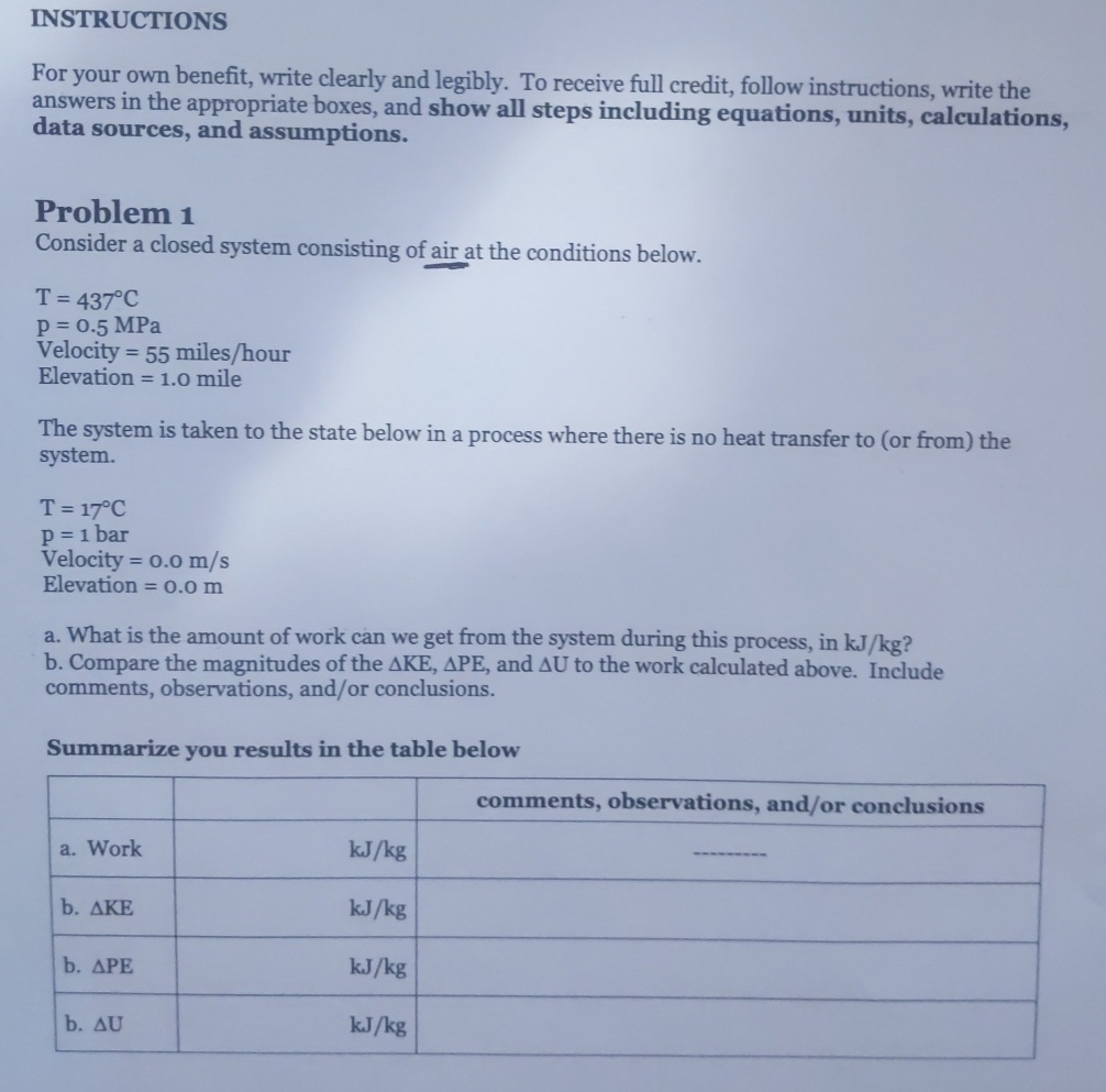 Solved INSTRUCTIONSFor your own benefit, write clearly and | Chegg.com
