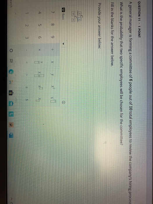 Solved QUESTION 11 1 POINT A General Manager Is Forming A Chegg solved-question-11-1-point-a-general-manager-is-forming-a-chegg